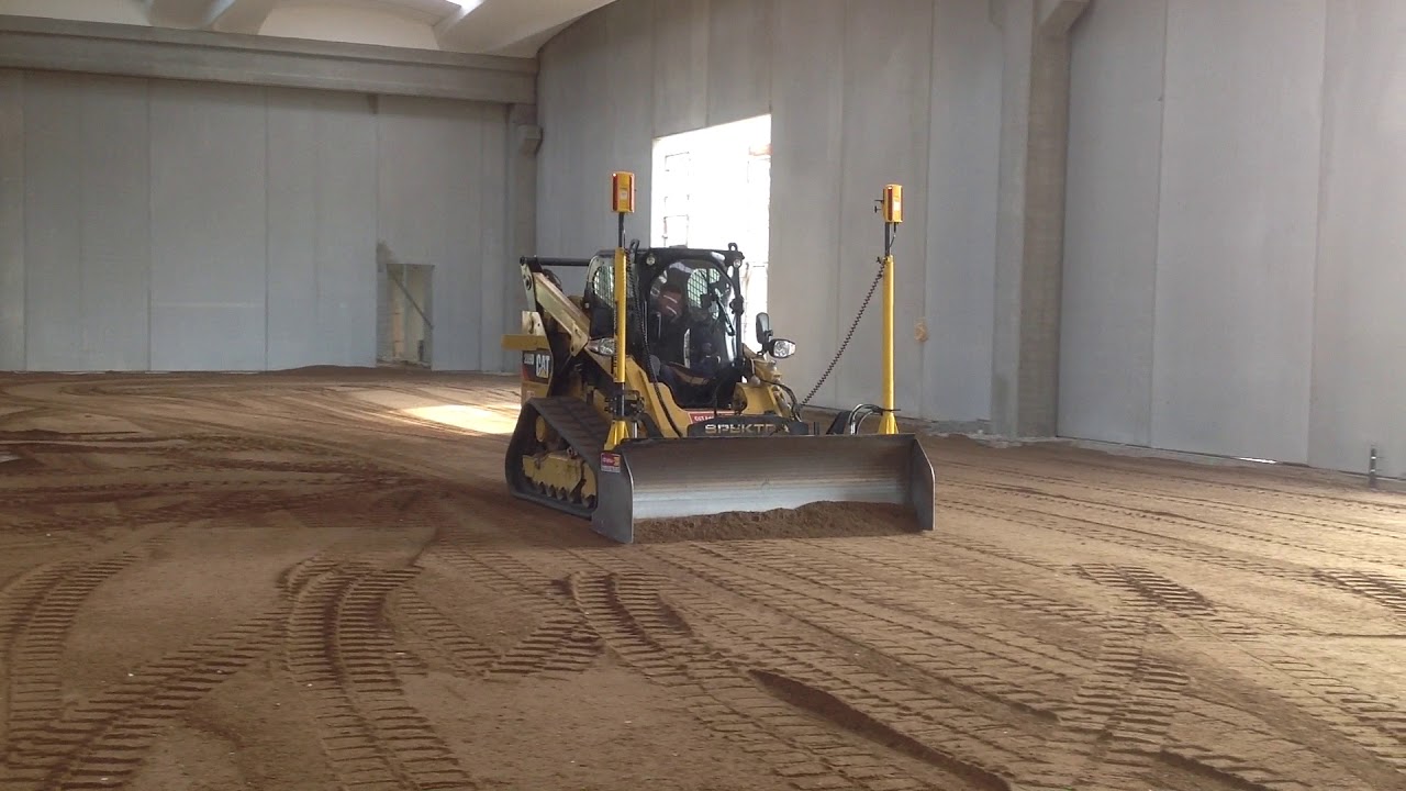 CAT 289D best grader Trimble system - YouTube