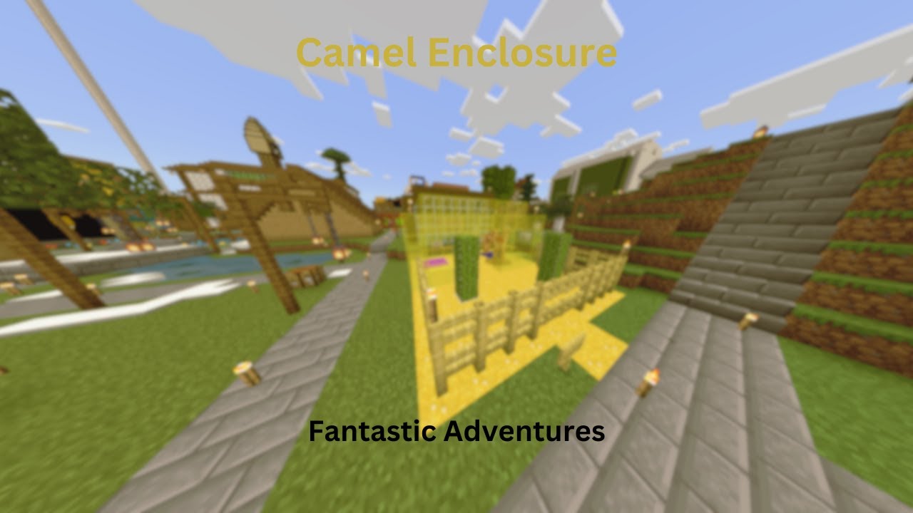 Minecraft Xbox (295) Camel Enclosure - YouTube