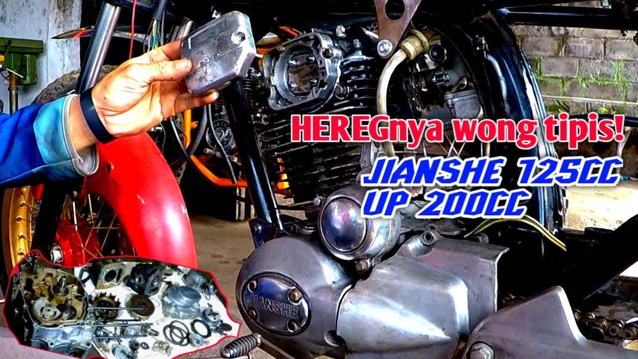 modif Hereg Mocin stroke up & bore up 200cc dan tes ride #part1 - YouTube