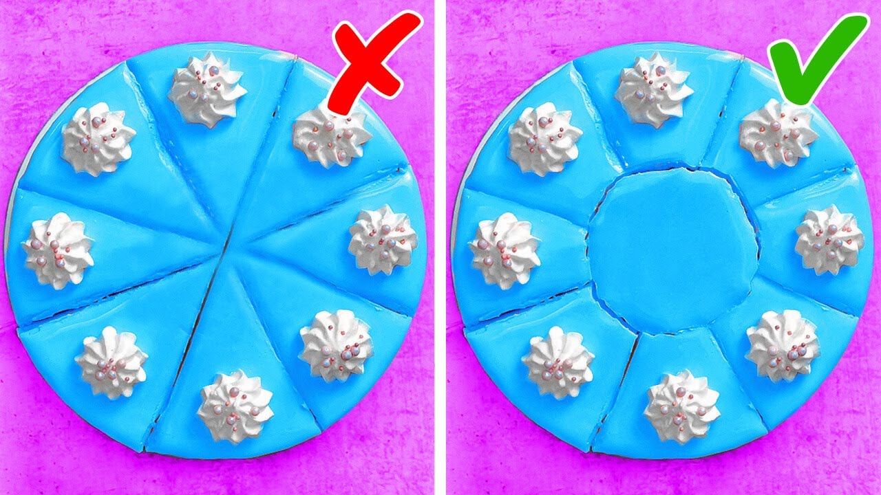 You’re Cutting Cake Wrong || Random Hacks That Will Take Your Life to ...