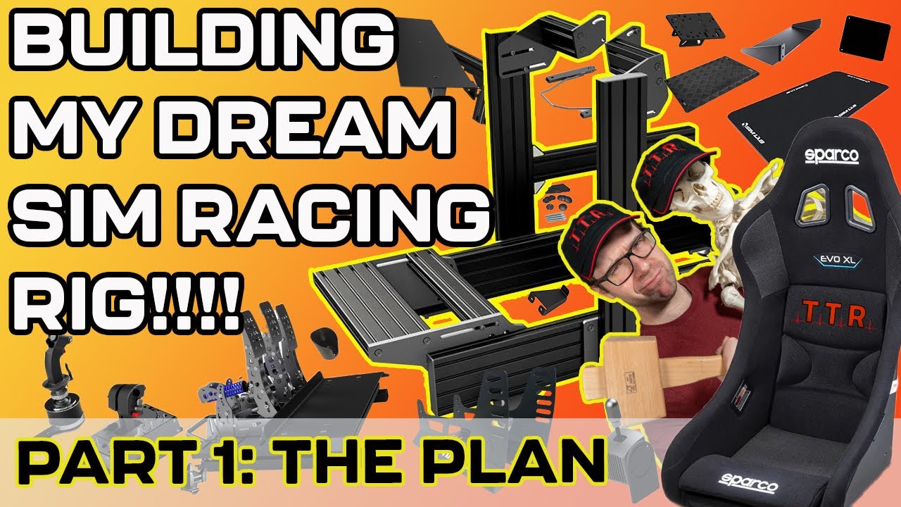 BUILDING MY DREAM SIM RACING RIG! - Part 1 - Sim-Lab P1-X - YouTube