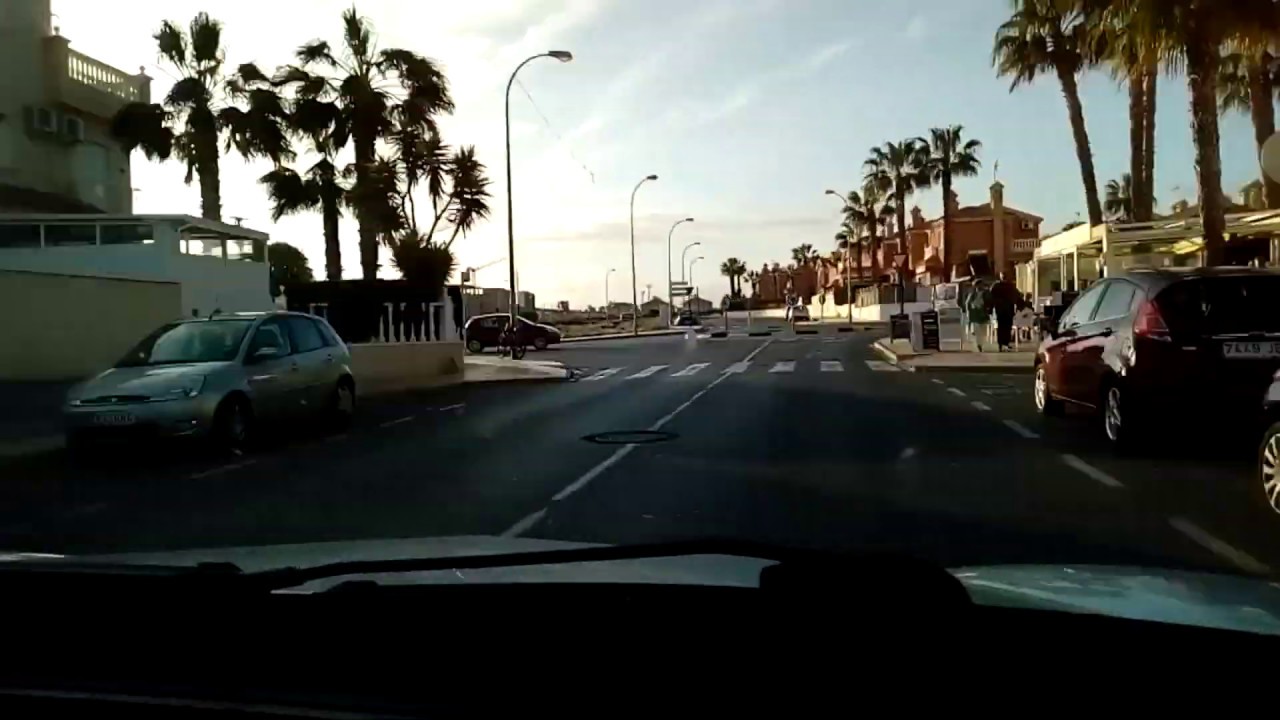 Spain Playa Flamenca Costa Blanca 30 SECOND ROAD TRIP - YouTube