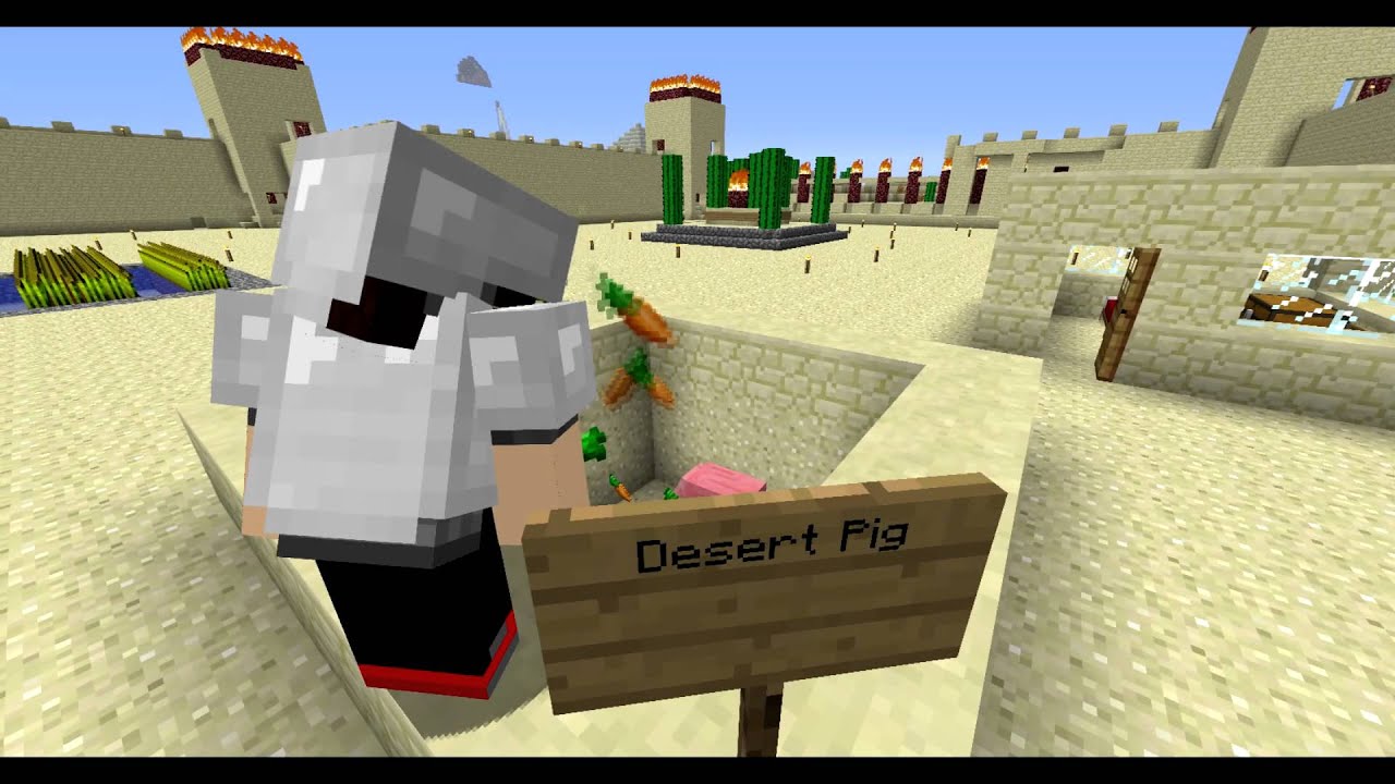 Minecraft - The Story Of Desert Pig - YouTube
