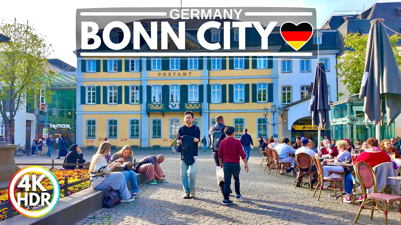 The City of Bonn in Germany, April 2025 - 4K HDR 60 FPS Walking Tour ...
