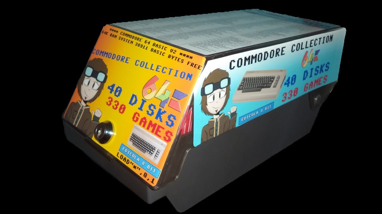 C64 COMMODORE COLLECTION: 40 FLOPPY 330 games - YouTube