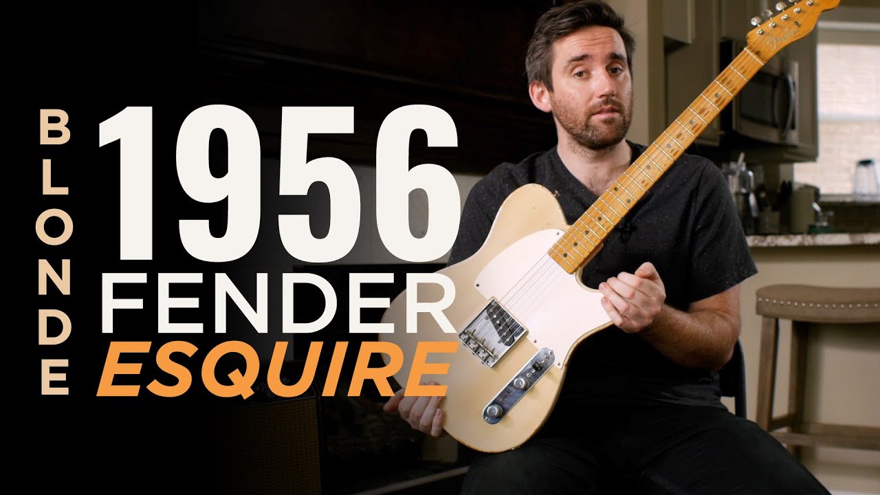 1956 Blonde Fender Esquire | CME Vintage Demo | Nathaniel Murphy - YouTube