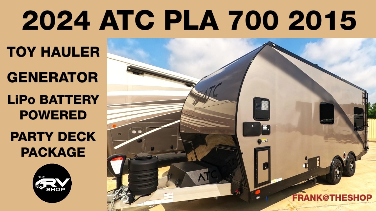 2024 ATC PLA 700 2015 | Travel Trailer | Toy Hauler | Generator | Party ...