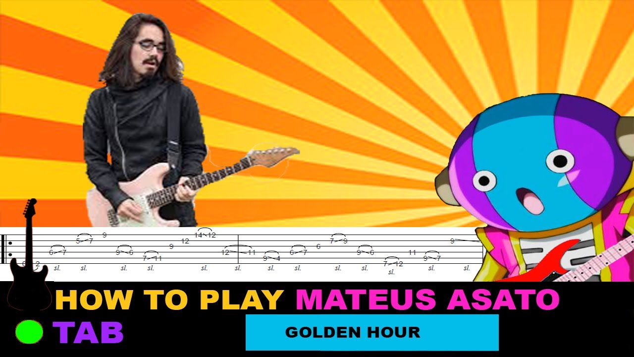 How to play | Mateus Asato - Golden Hour / TAB Tutorial - YouTube