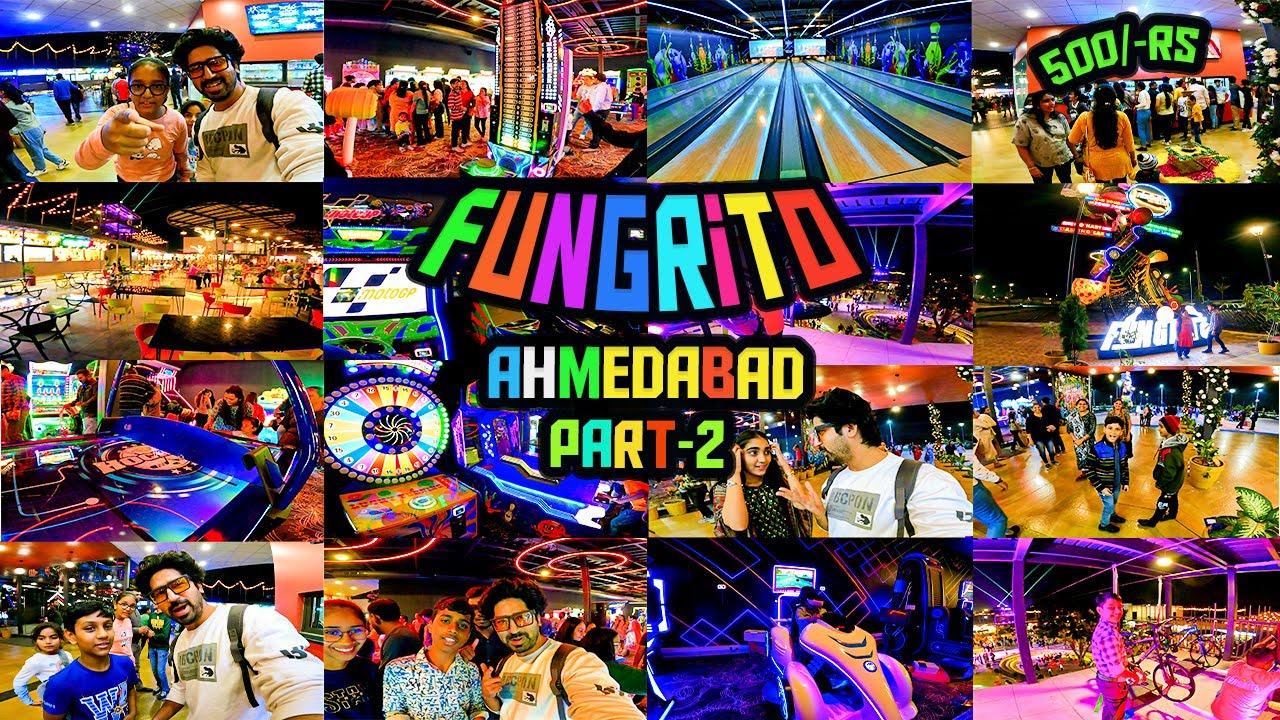 FUNGRITO 😱BIGGEST Fun Zone #Ahmedabad | Trying All Games | Full Vlog |# ...