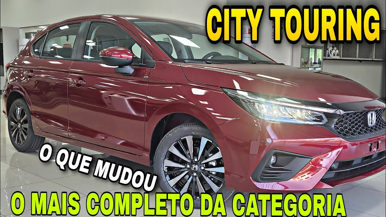 NOVO HONDA CITY TOURING HATCH 2025 | NOVO VISUAL | MAIS EQUIPADO VEJA O ...