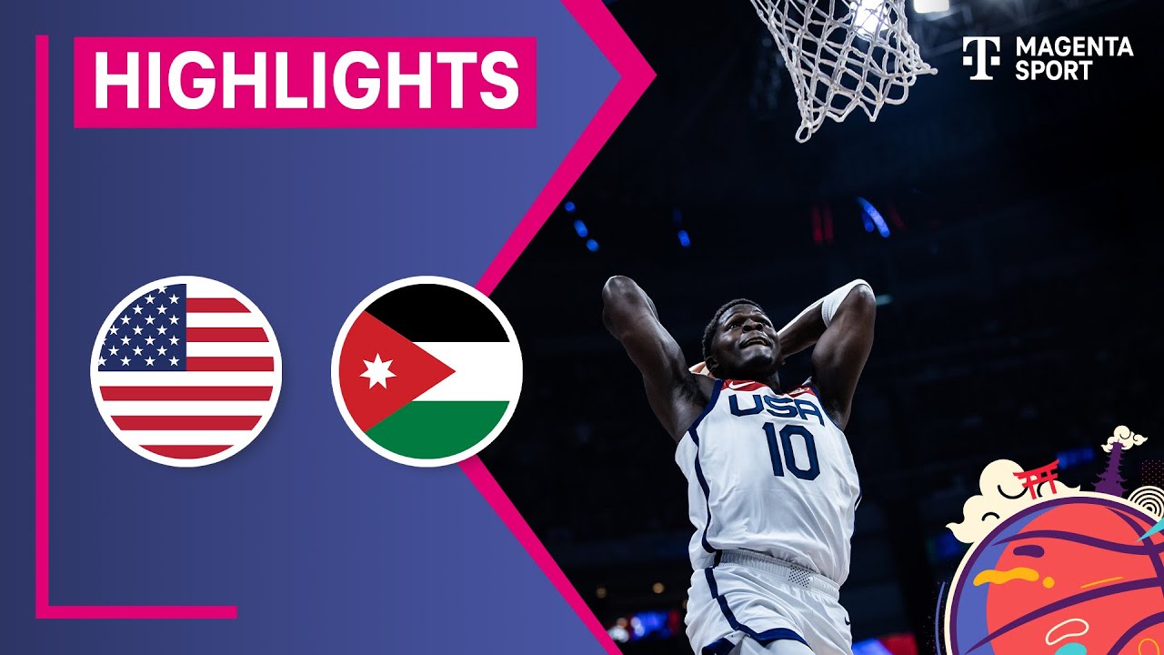 USA - Jordanien, Highlights | FIBA Basketball-WM 2023 | MAGENTA SPORT ...