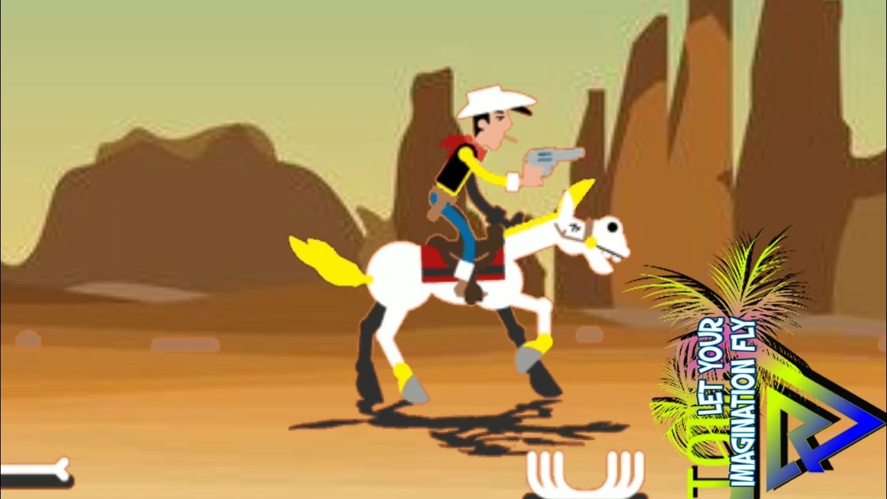 Lucky Luke rides a fast horse_01_Green Screen_RidTour - YouTube