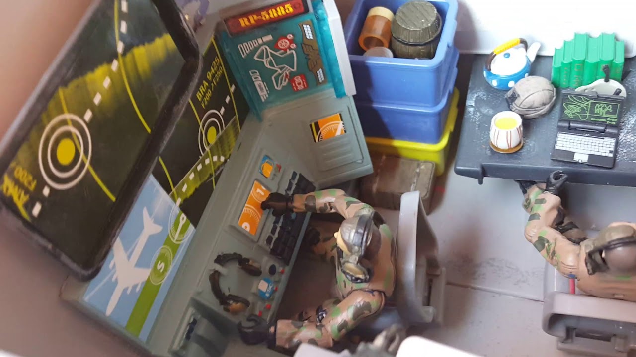 1/18 Scale Military Desert Radar Outpost Diorama - YouTube