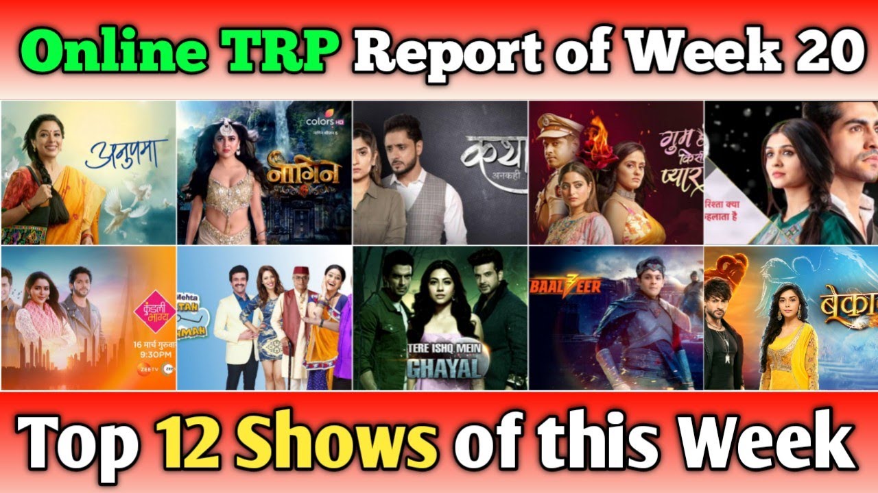 Online TRP Report of Week 20 : Top 12 Shows of this Week - YouTube