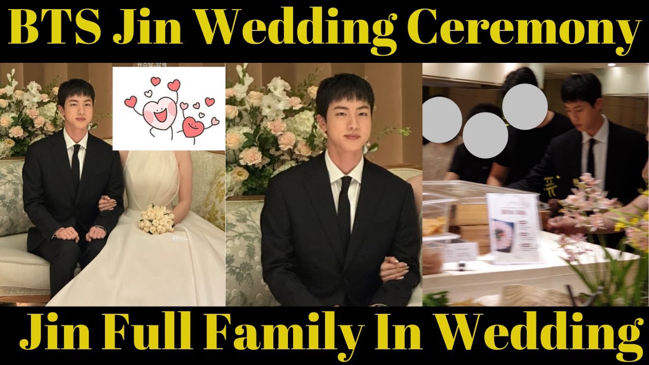 Jin Wedding All Unseen Videos 😍 | Jin In Wedding | Jin Full Family In ...