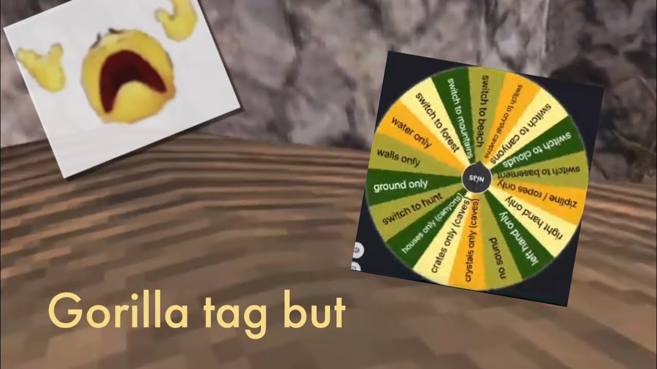 Gorilla tag with the wheel of pain - YouTube