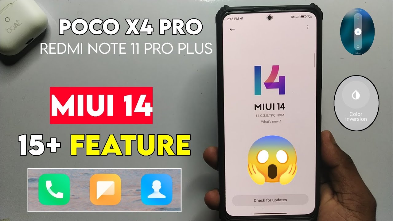 After Update - POCO X4 Pro 5G MIUI 14 Update Features | MIUI 14 ...