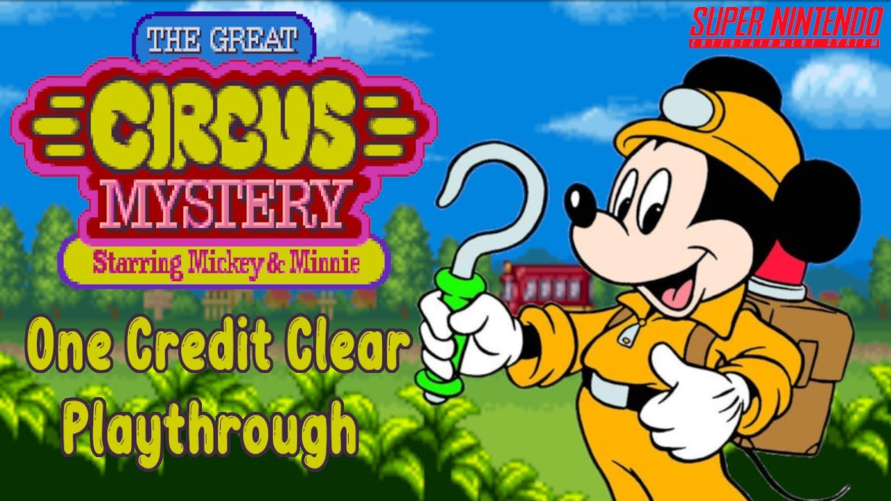 The Great Circus Mystery starring Mickey & Minnie (Super Nintendo ...