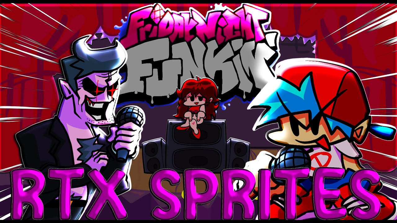I made my own RTX Sprites on Friday Night Funkin'!!! - YouTube