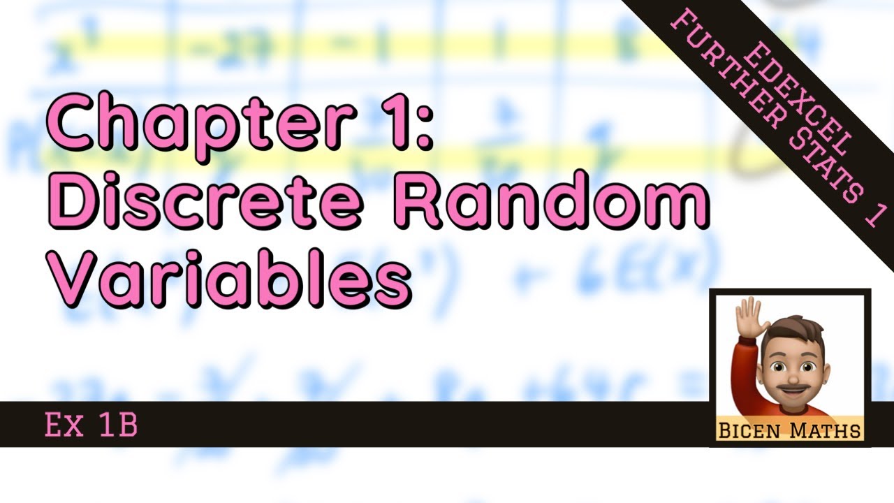 Discrete Random Variables 3 • Variance, Var(X) • FS1 Ex1B • 📊 - YouTube