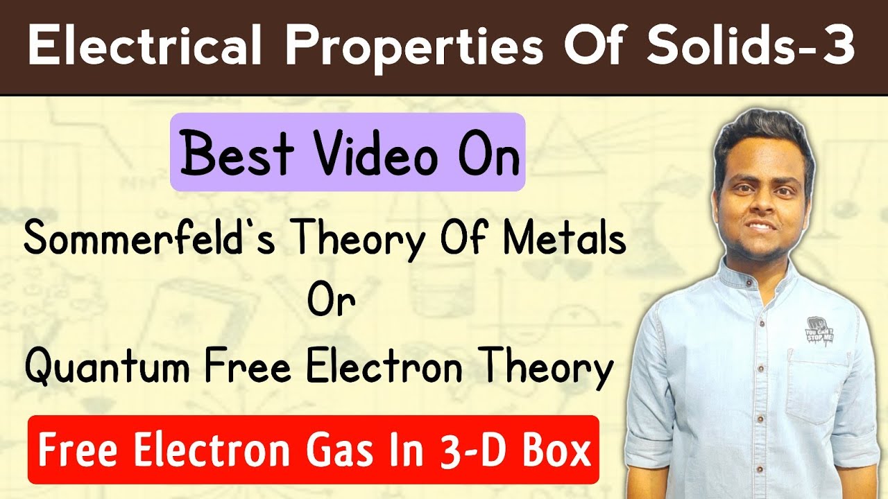 Sommerfeld's Theory Of Free Electron | Quantum Theory Of Free Electron ...