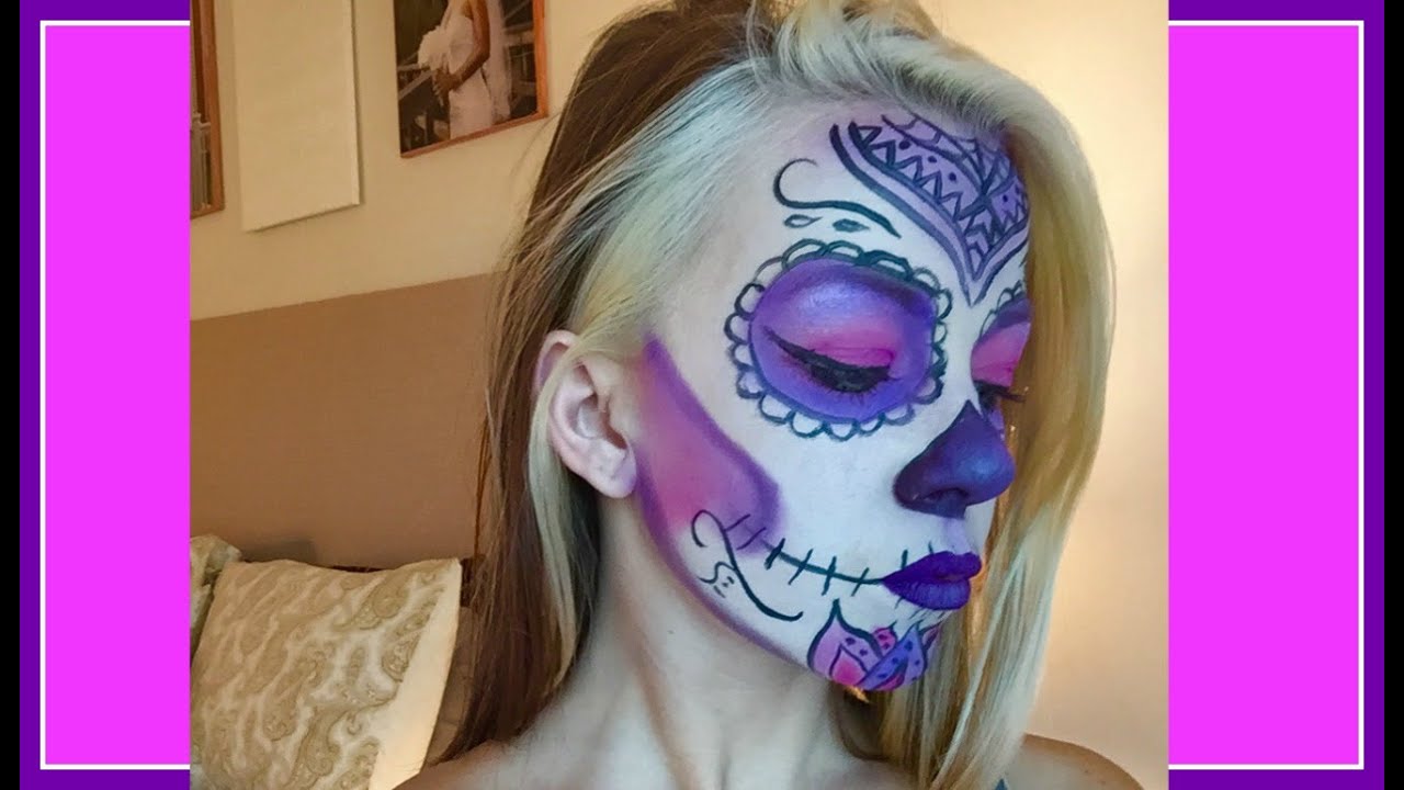Sugar Skull Halloween Tutorial YouTube Sugar Skull Halloween Tutorial YouTube