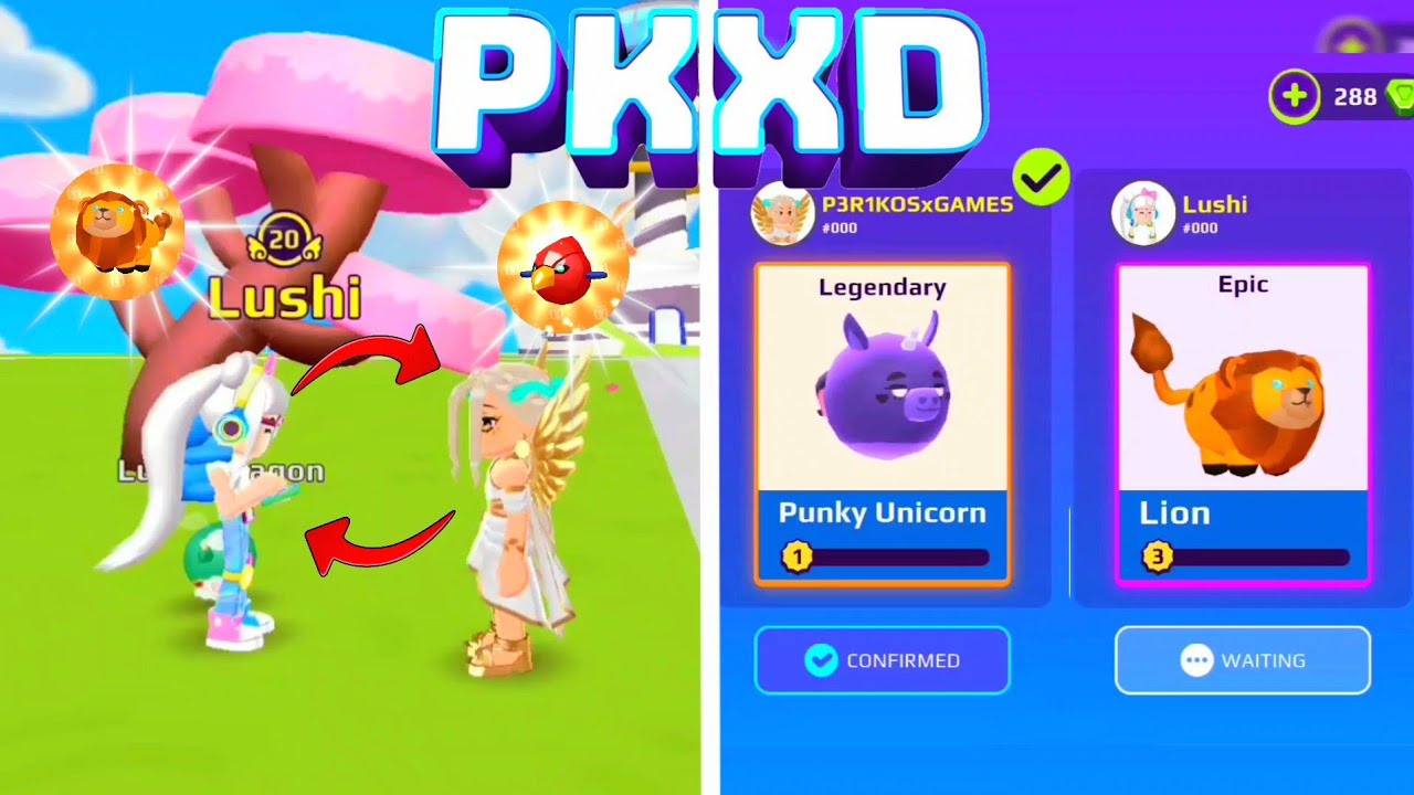 PK XD How to trade pets with another creator. - YouTube