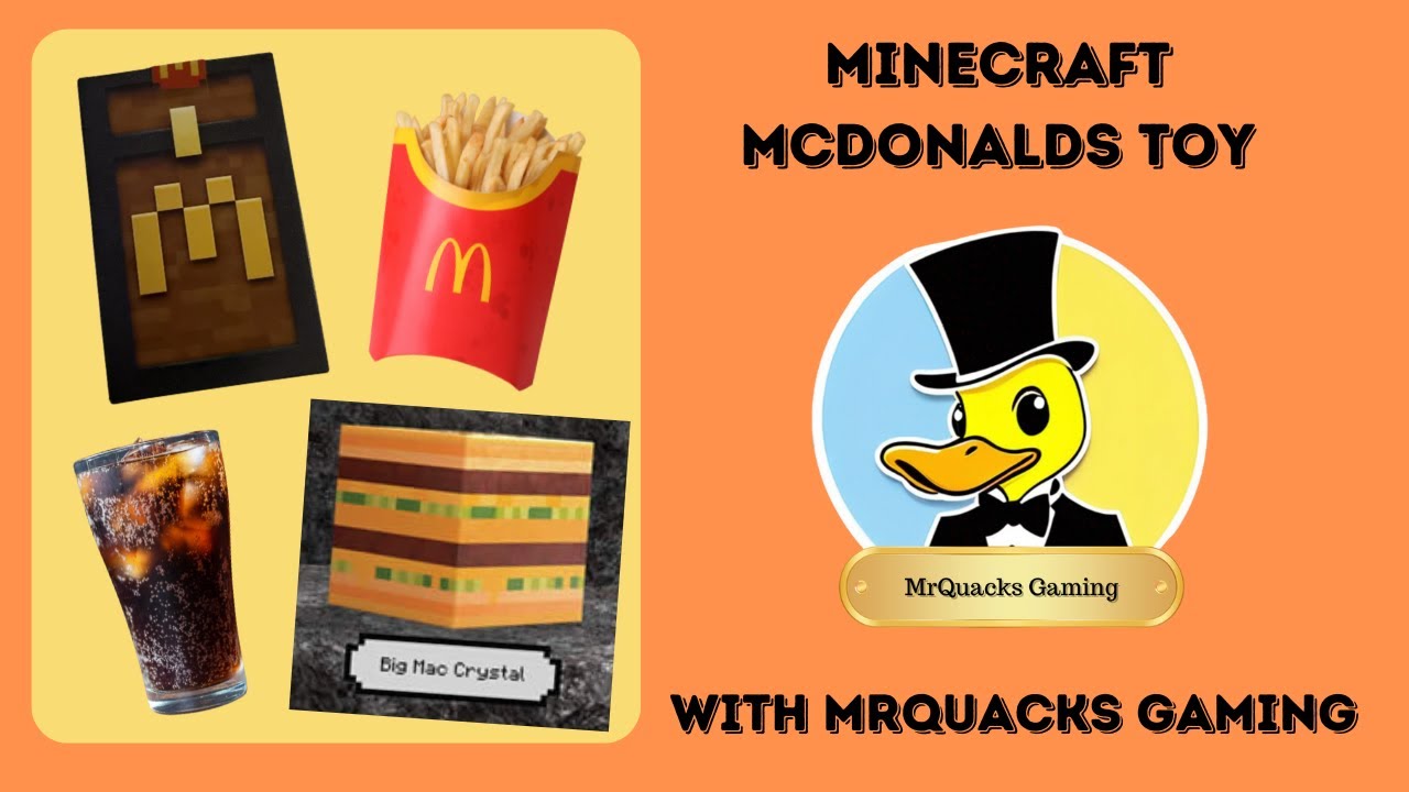 How to Redeem Minecraft McDonalds Toy (April 2025 ONLY) - YouTube