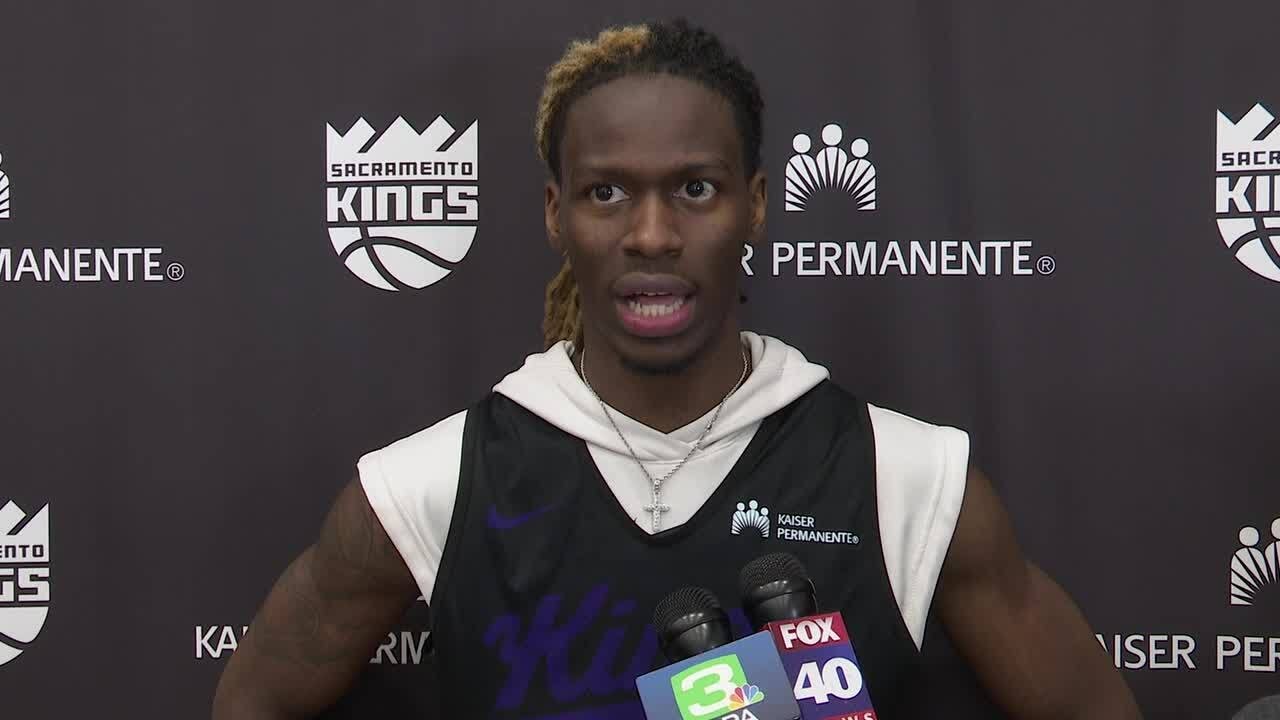 Keon Ellis reflects on making his first NBA start, previews his Kings ...