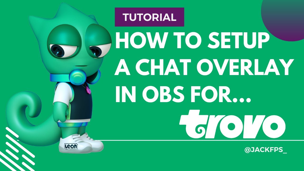 How to Setup a Chat Overlay in OBS for TROVO! 2021/22 - YouTube