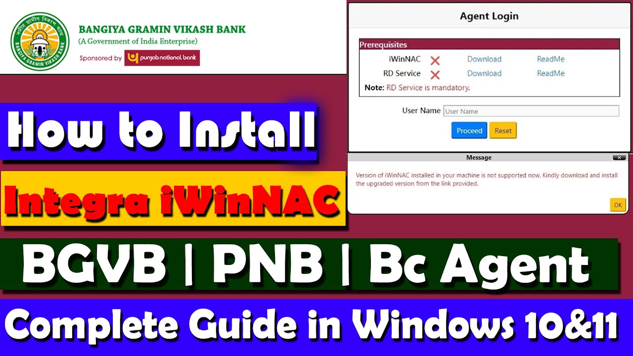 How To Install Bgvb Integra iWinNAC In Windows 10 | Full Installation ...