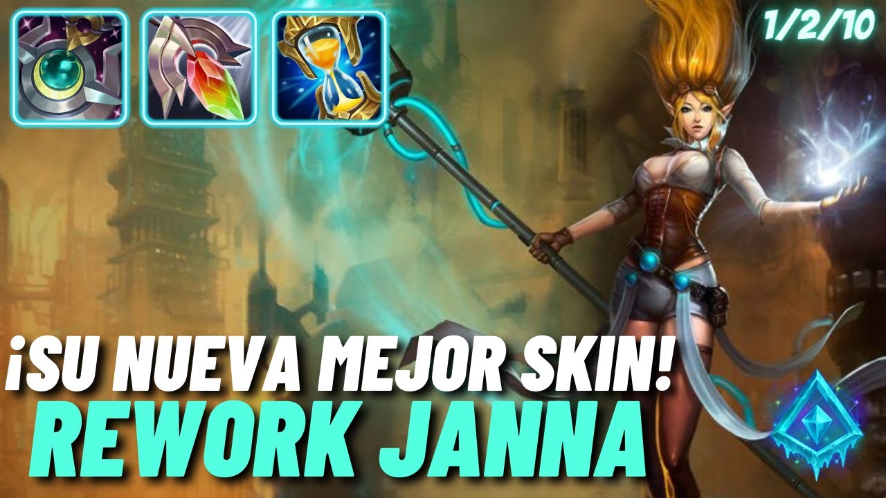 😱¡EL REWORK de JANNA CONVIERTE su PEOR SKIN en la MEJOR!😱¡ES HERMOSA ...