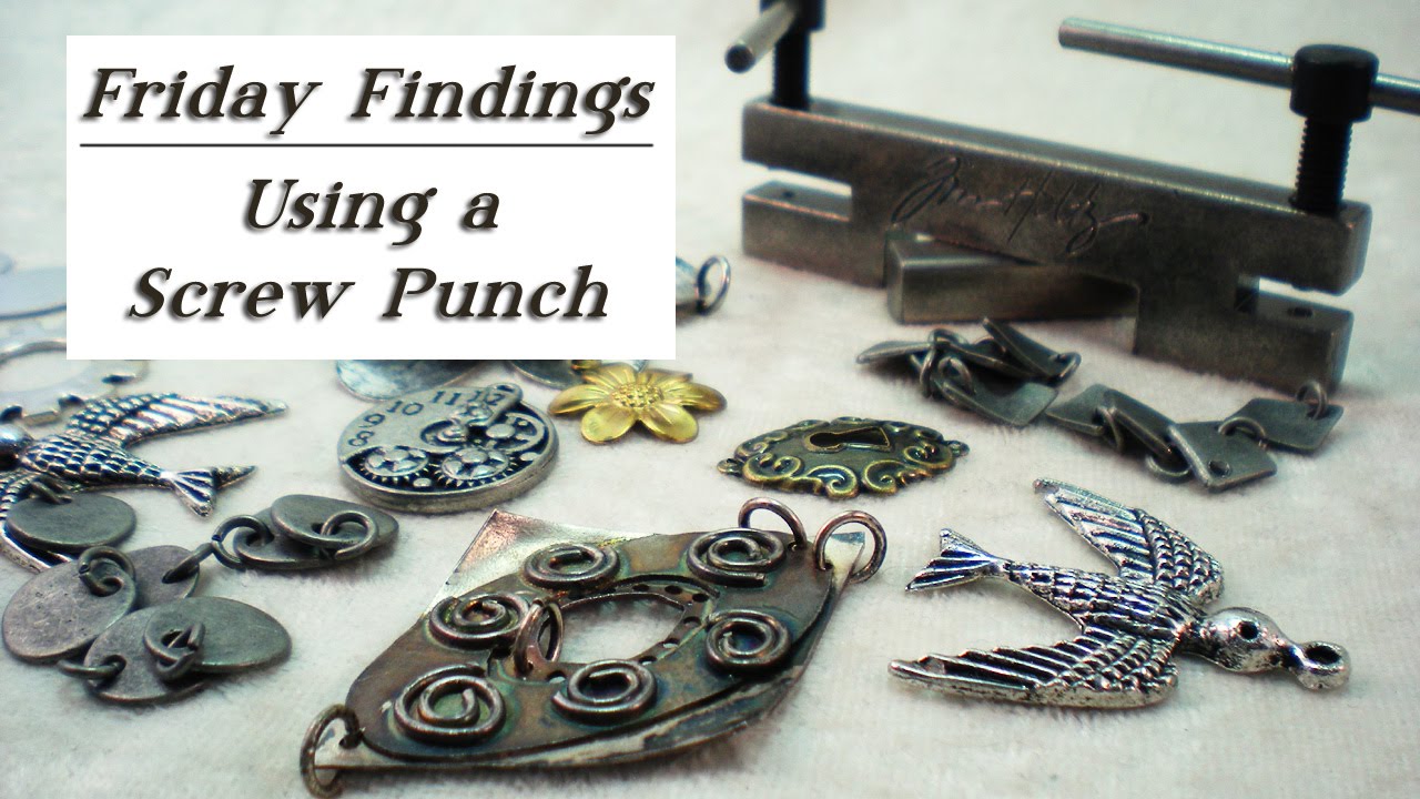 How to Use a Screw Punch To Make Holes in Metal - YouTube