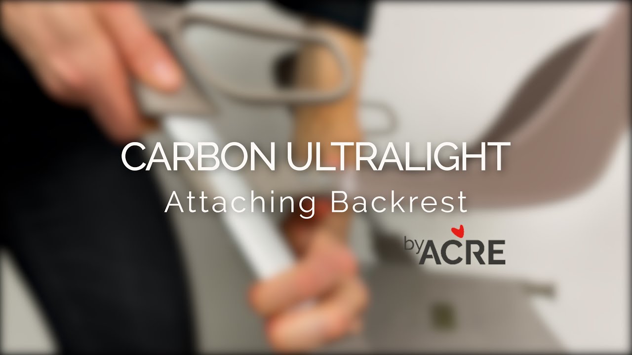How to: Attach Backrest - Carbon Ultralight - byACRE - YouTube