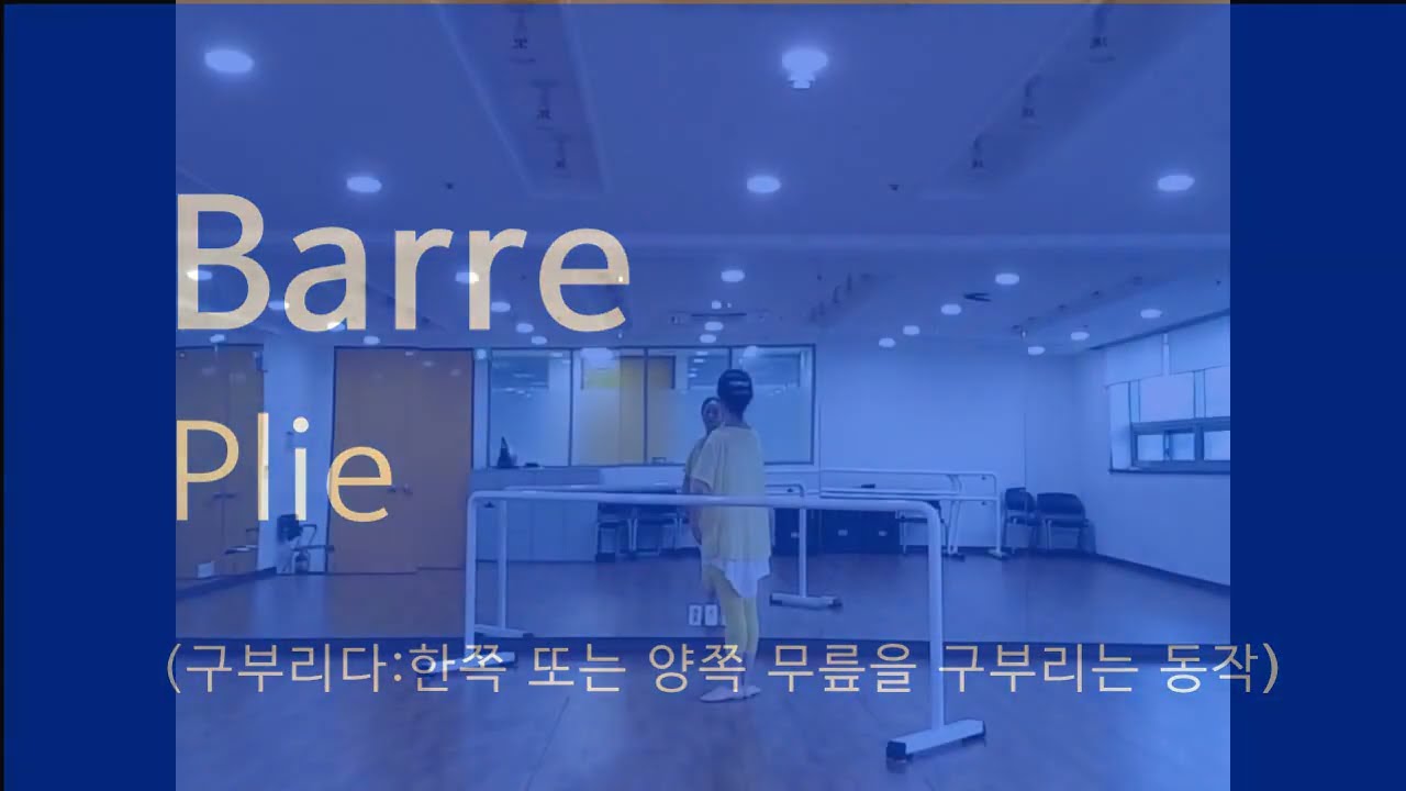 Ballet Barre 쁠리에 Plie - YouTube