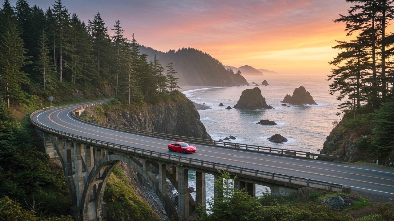 Scenic Drive from Portland, Oregon to Washington's Olympic Peninsula ...