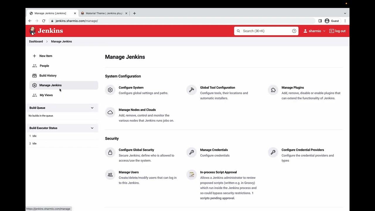How to customize my Jenkins with custom themes? - YouTube