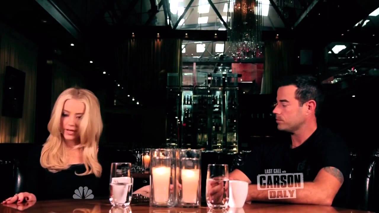 Amber Heard on Last Call with Carson Daly - YouTube