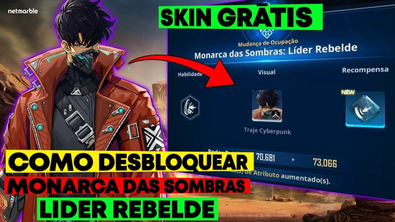 🆓 SKIN GRÁTIS! COMO DESBLOQUEAR LIDER REBELDE COM RECOMPENSAS INCRÍVEIS ...