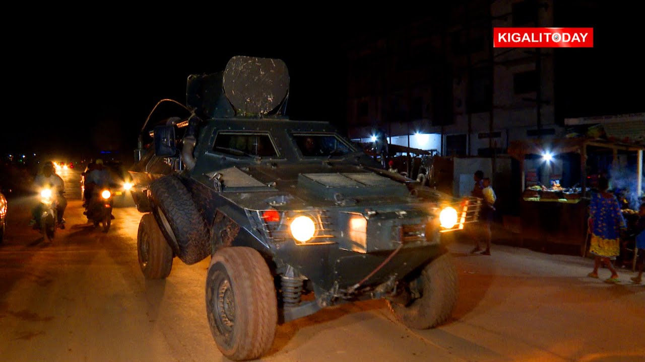 We travelled with RDF🇷🇼 troops on a night patrol in Bangui🇨🇫 - YouTube