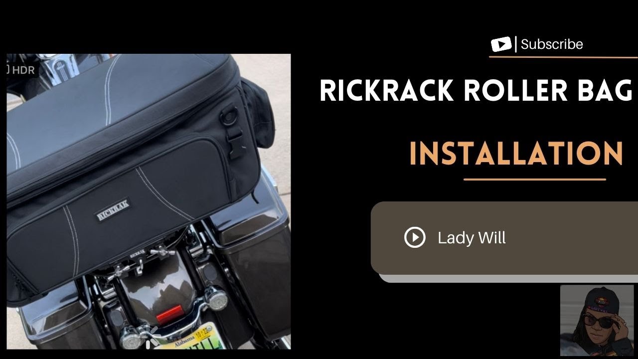 RICKRAK ROLLER BAG; Installing my luggage set - YouTube