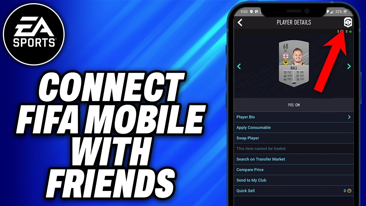 How To Connect Fifa Mobile With Friends (2024) - Easy Fix - YouTube