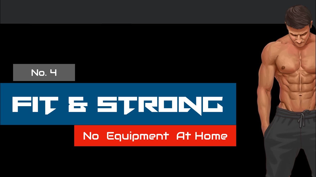 ออกกำลังกายที่บ้าน - Fit & Strong No Weight at Home No.4 - YouTube