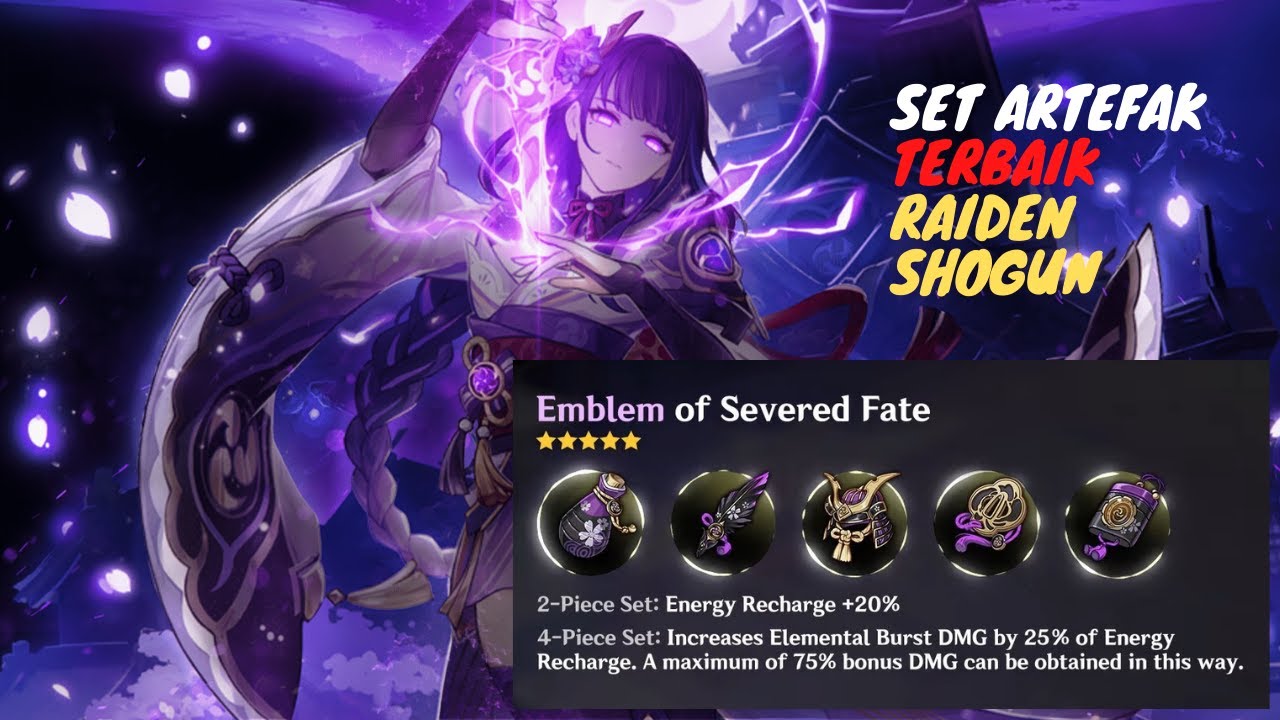F2P Mencari Set Artefak Terbaik Raiden Shogun | Genshin Impact - YouTube
