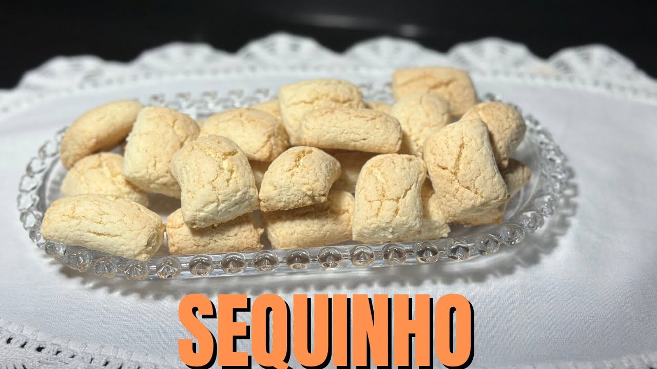 Biscoitinho/sequilho de Polvilho com Coco: Crocante e Irresistível! - YouTube
