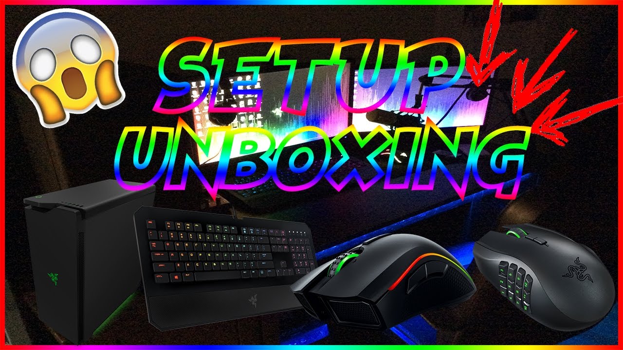 WTF, UNBOXING DE PRODUITS RAZER SETUP.. XD.. OMG - YouTube