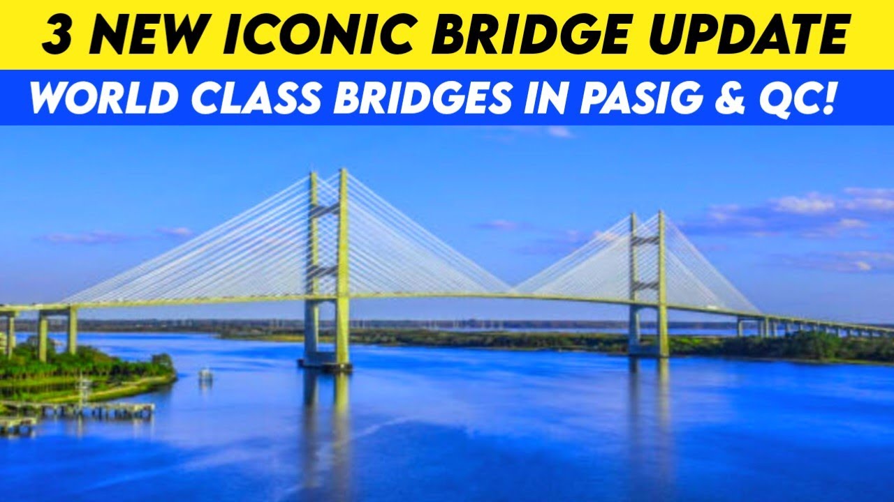 New Iconic Bridge in Pasig and Quezon City - YouTube