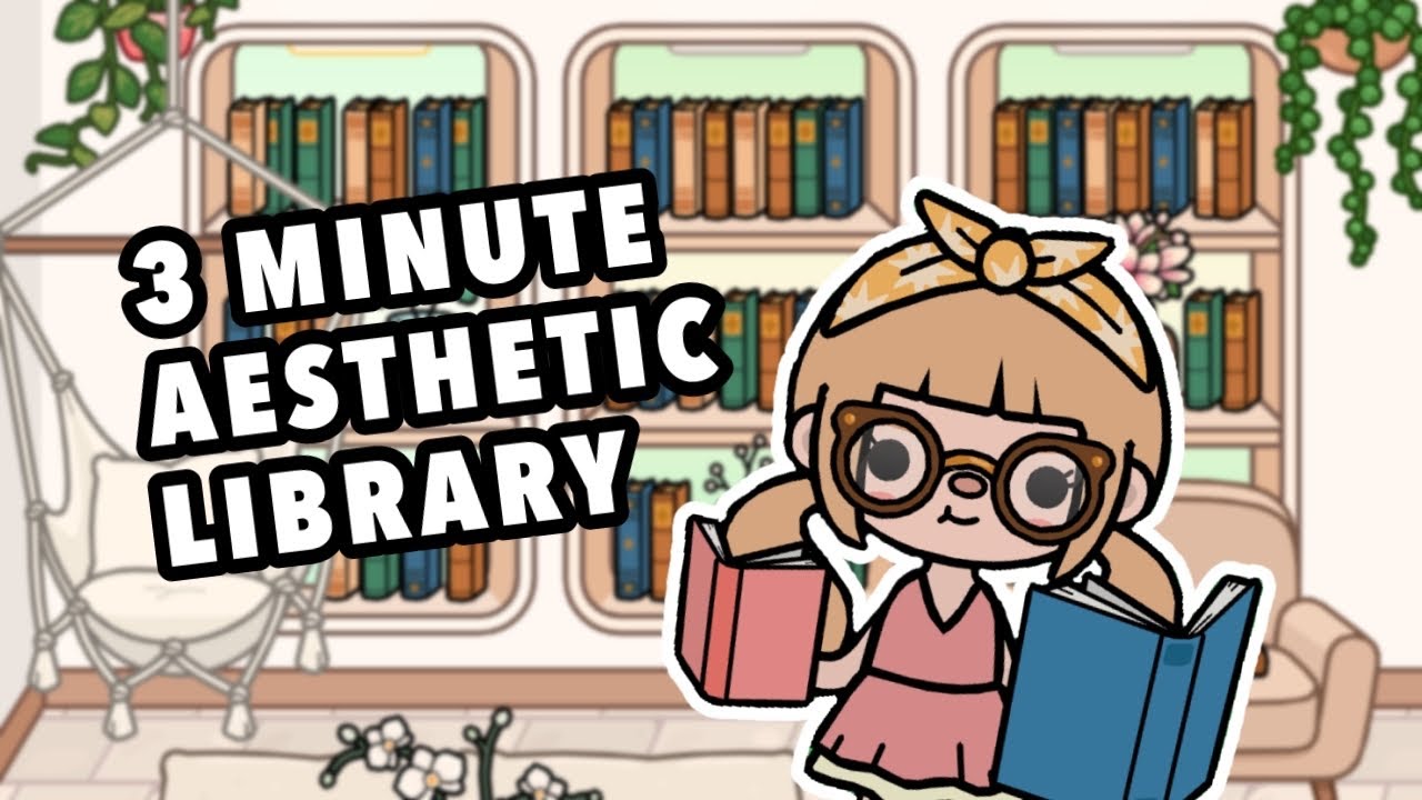 COPY MY AESTHETIC LIBRARY BUILD 🏠📚😍 | Toca Boca Designs - YouTube