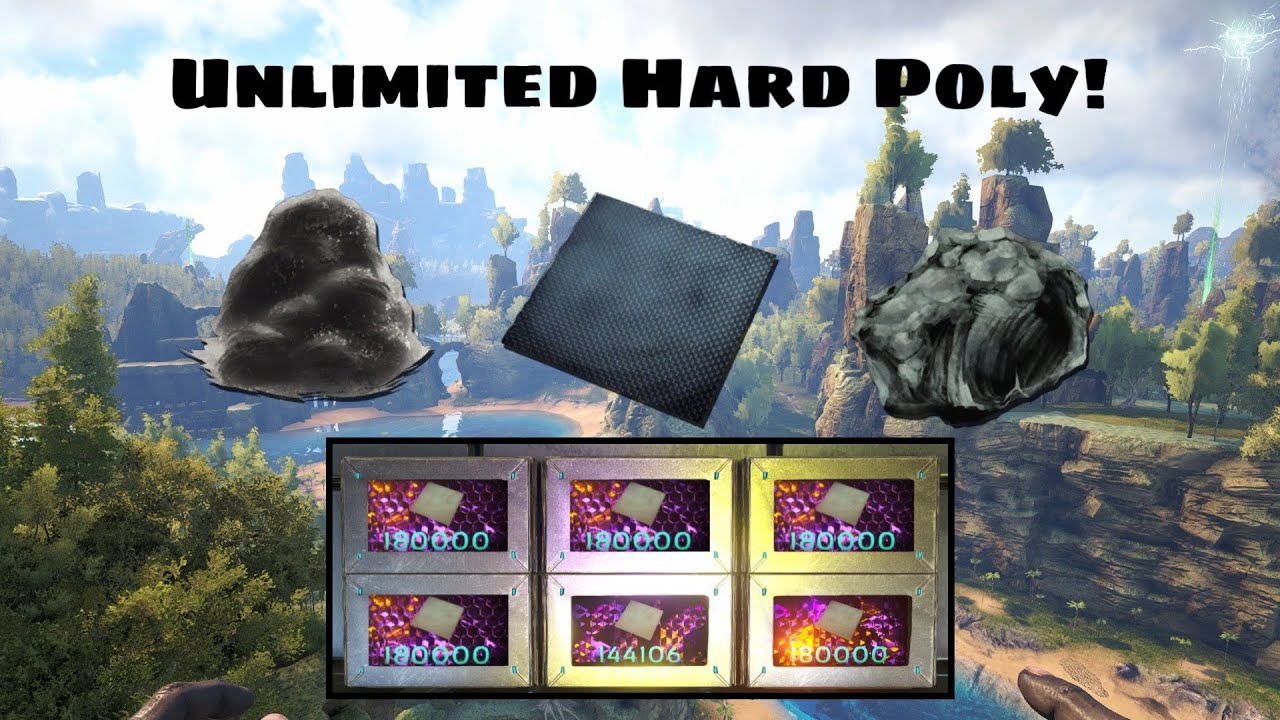 13k Hard Polymer every 30 minutes! (Ark Survival Evolved) - YouTube