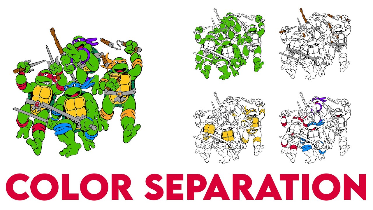 COLOR SEPARATION How To Separate Colors For T shirt Printing Color Separation Tutorial T color-separation-how-to-separate-colors-for-t-shirt-printing-color-separation-tutorial-t